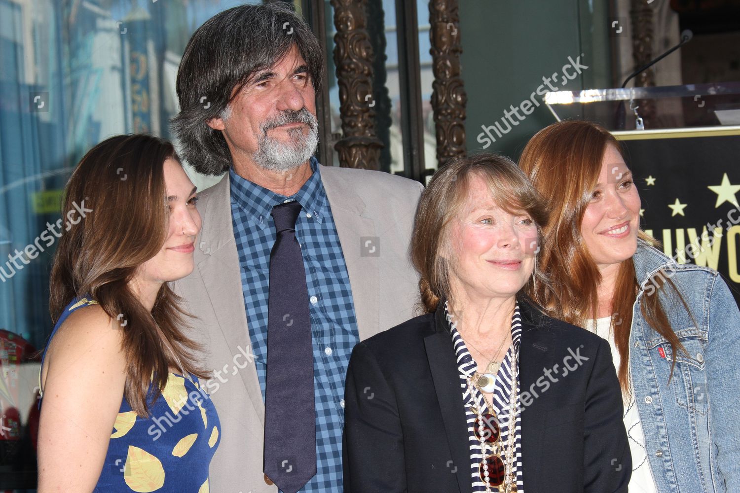 Sissy Spacek Daughters Madison Schuyler Fisk Editorial Stock Photo ...