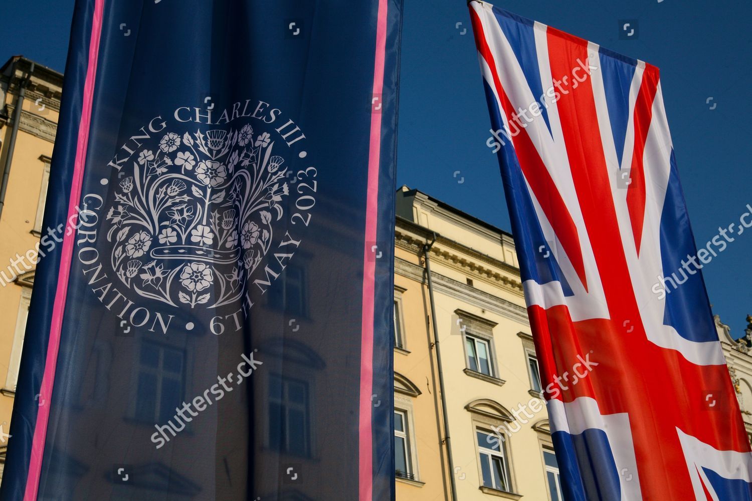 Flag Great Britain Flag Kings Charles Editorial Stock Photo - Stock ...