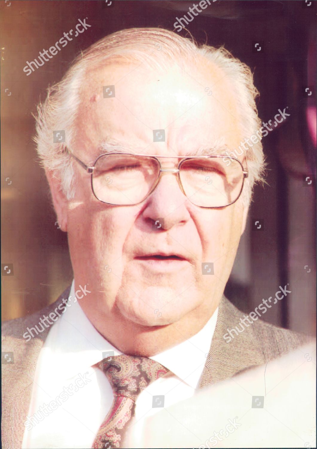 Sir Stanley Bailey Chief Constable Northumbria Editorial Stock Photo ...