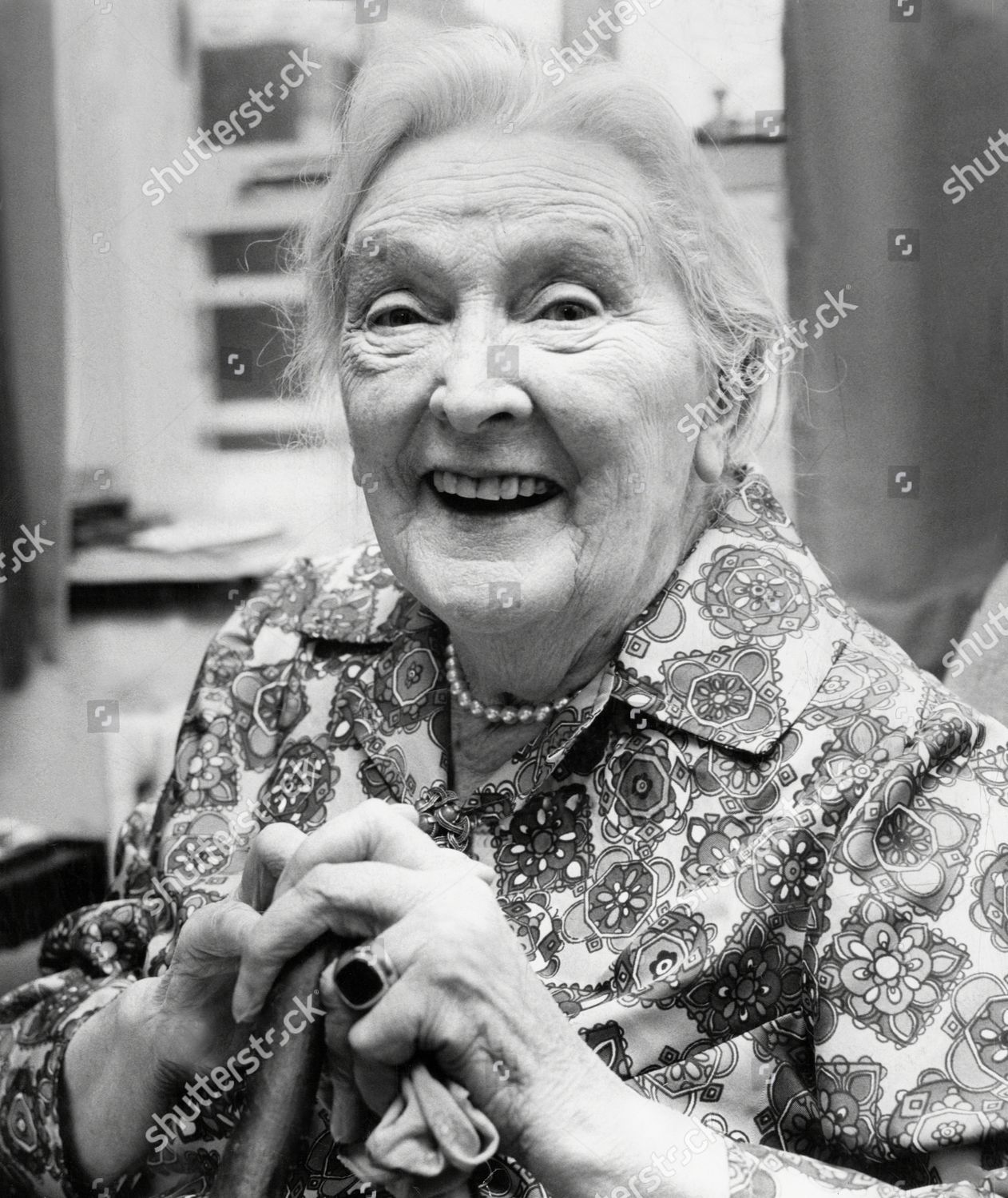Actress Dame Sybil Thorndike Pictured Inside Editorial Stock Photo ...