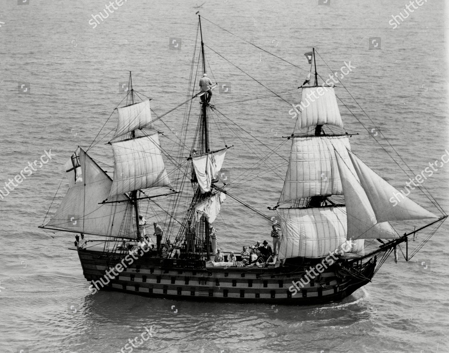 Nelsons Flagship Miniature 50ft Model Victory Editorial Stock Photo ...