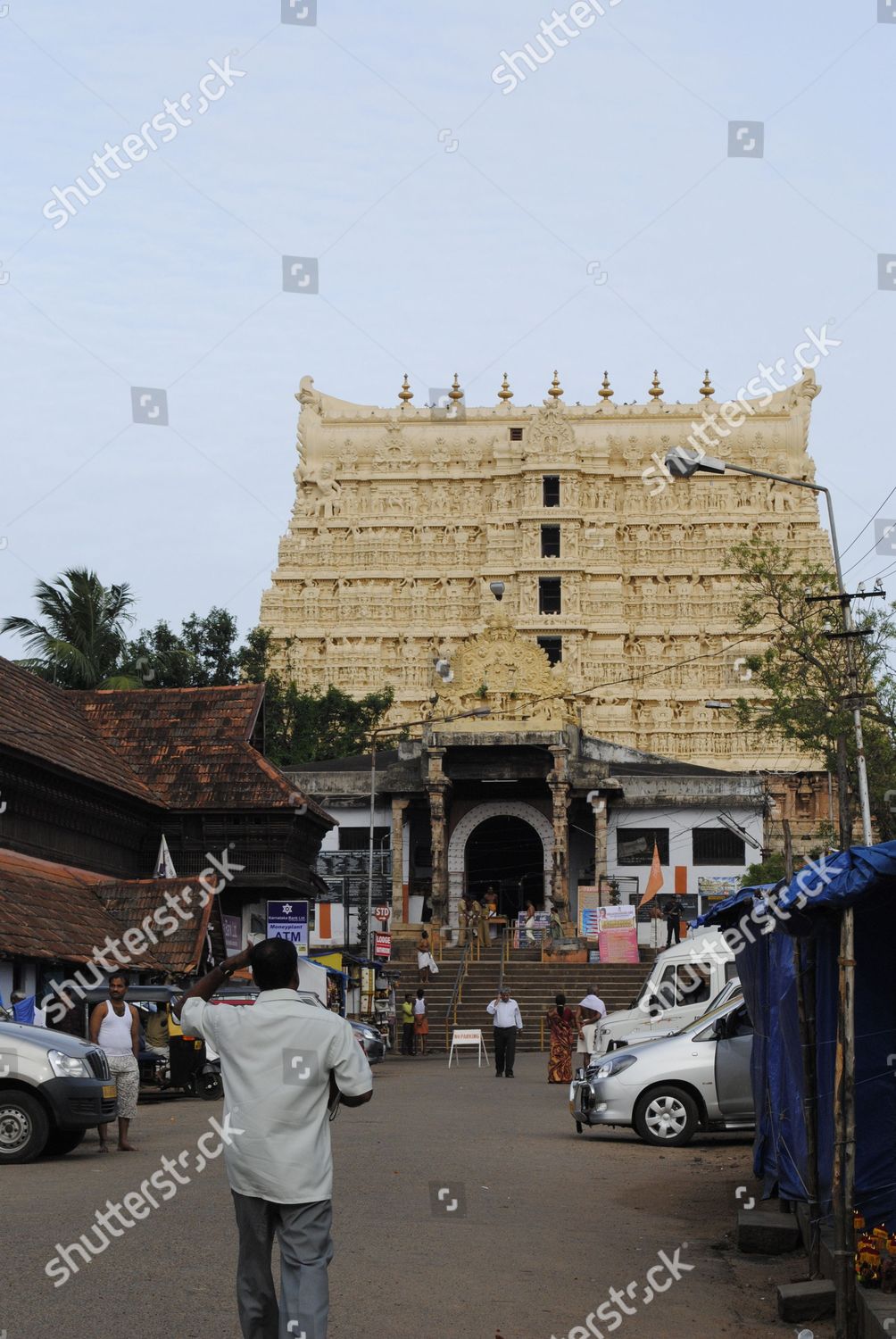 Exterior View Sree Padmanabhaswamy Temple Thiruvananthapuram Editorial ...