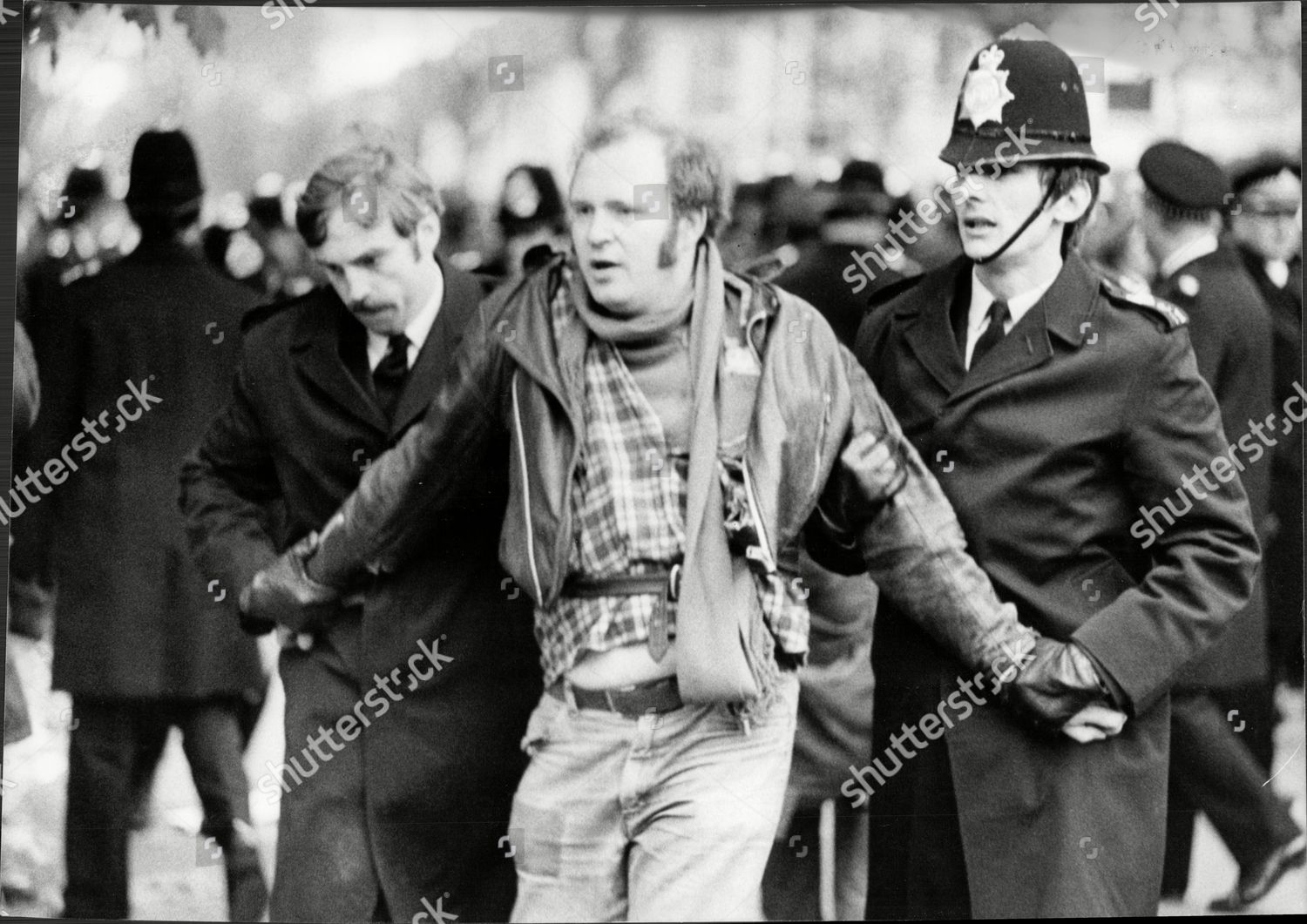 Picket Arrested Violence Flares Between Police Editorial Stock Photo ...