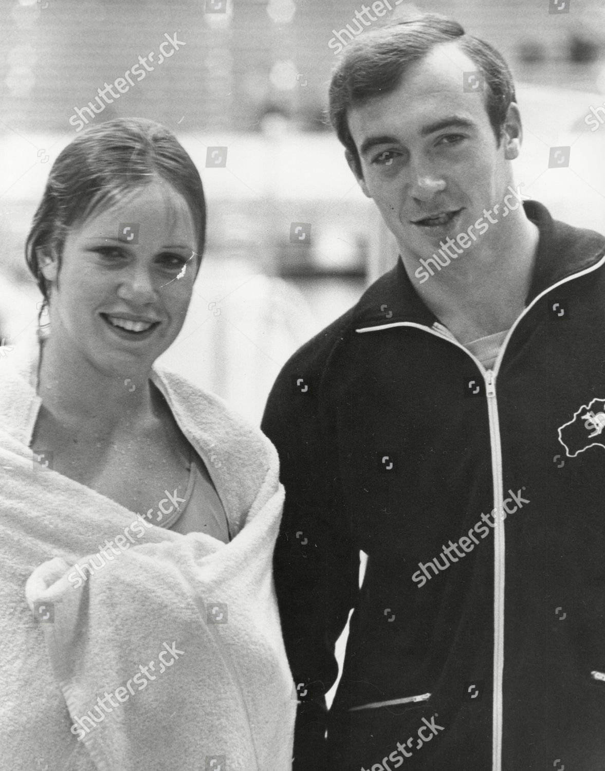 Australian Swimmers Karen Moras Mike Wenden Editorial Stock Photo ...
