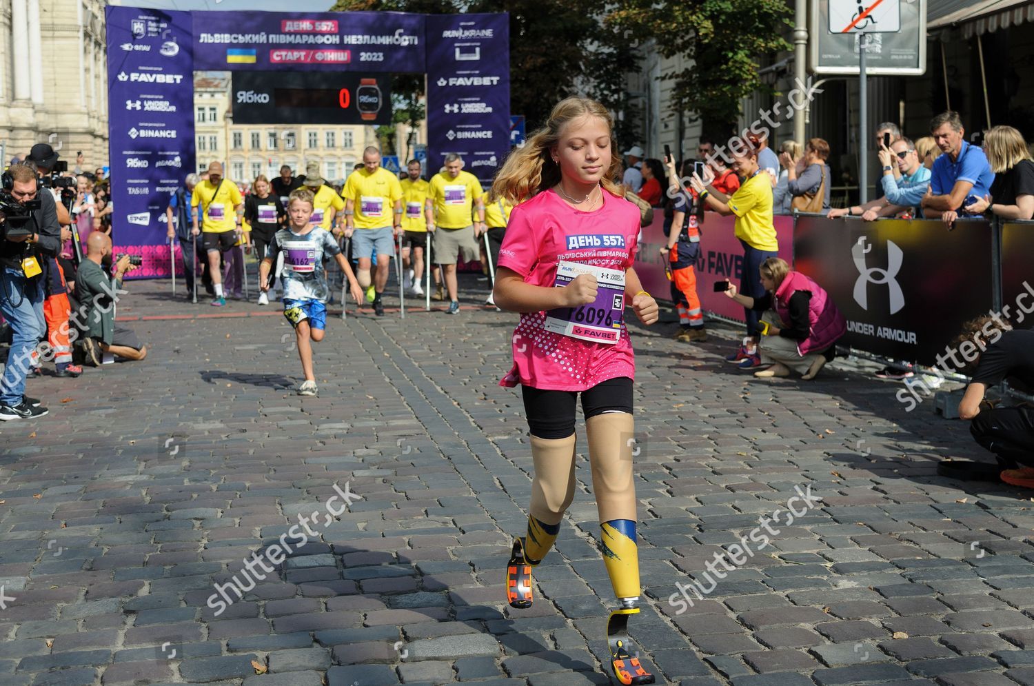 Yana Stepanenko Who Lost Both Her Editorial Stock Photo - Stock Image ...