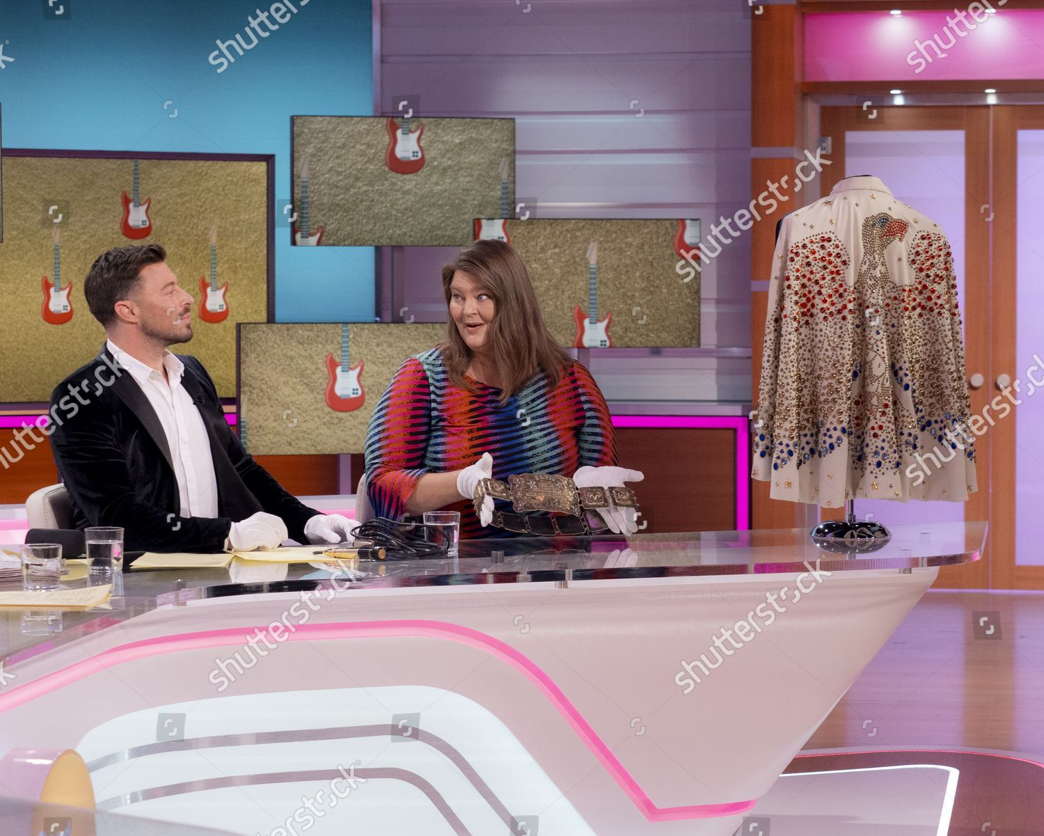 Duncan James Angie Marchese Elvis Memorabilia Editorial Stock Photo ...