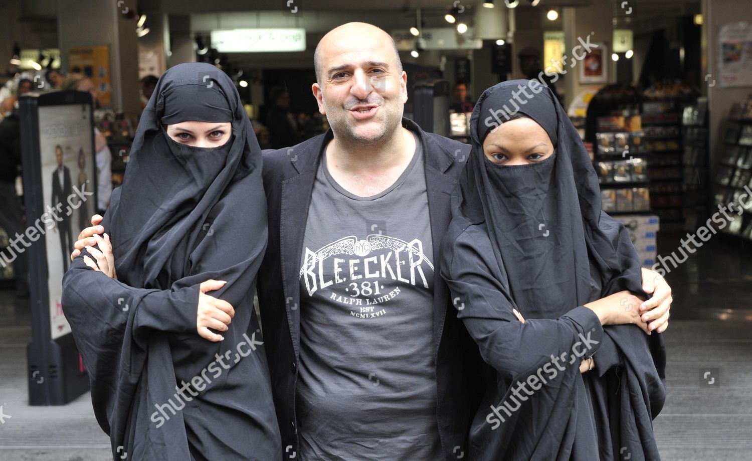 Comedian Actor Omid Djalili Together Burka Editorial Stock Photo ...