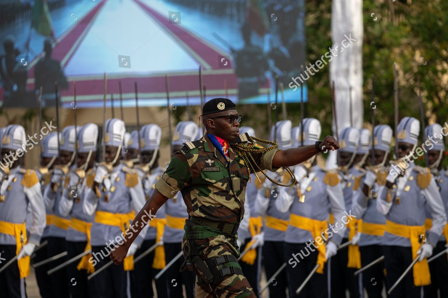 New Promotion Army Officers Stand Attention Editorial Stock Photo ...