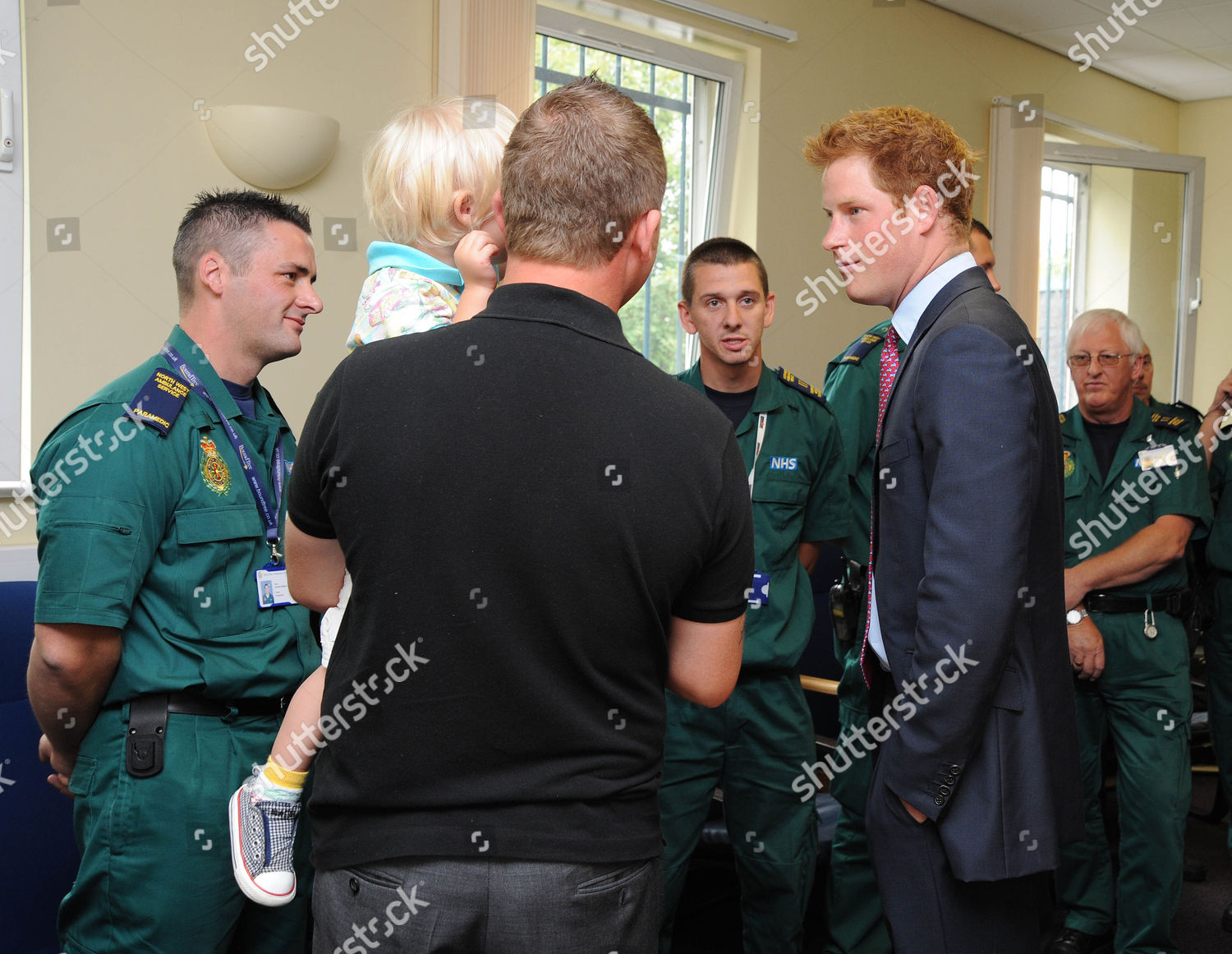 Prince Harry Meets Ambulance Driver Neil Editorial Stock Photo - Stock ...