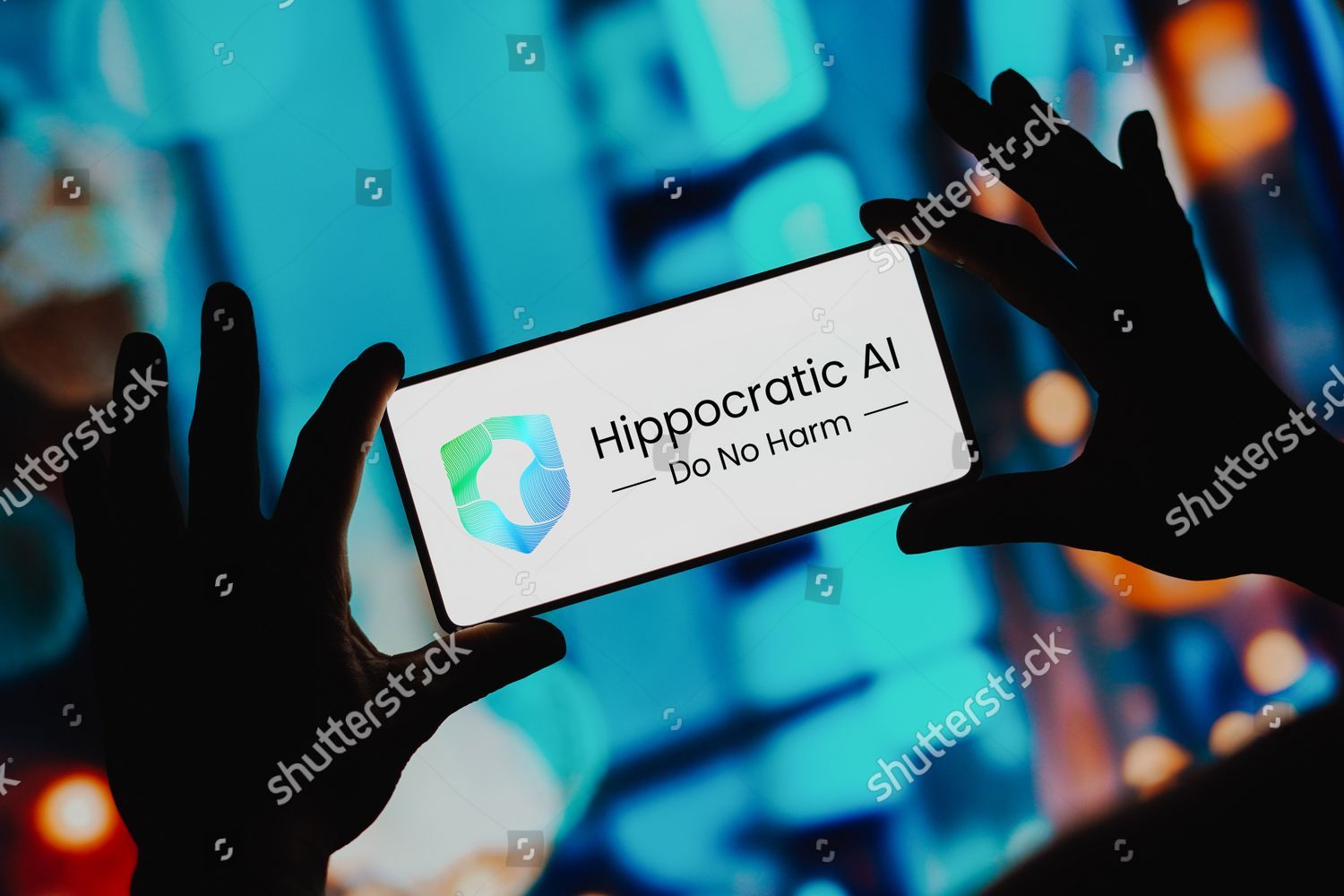 This Photo Illustration Hippocratic Ai Logo Editorial Stock Photo ...