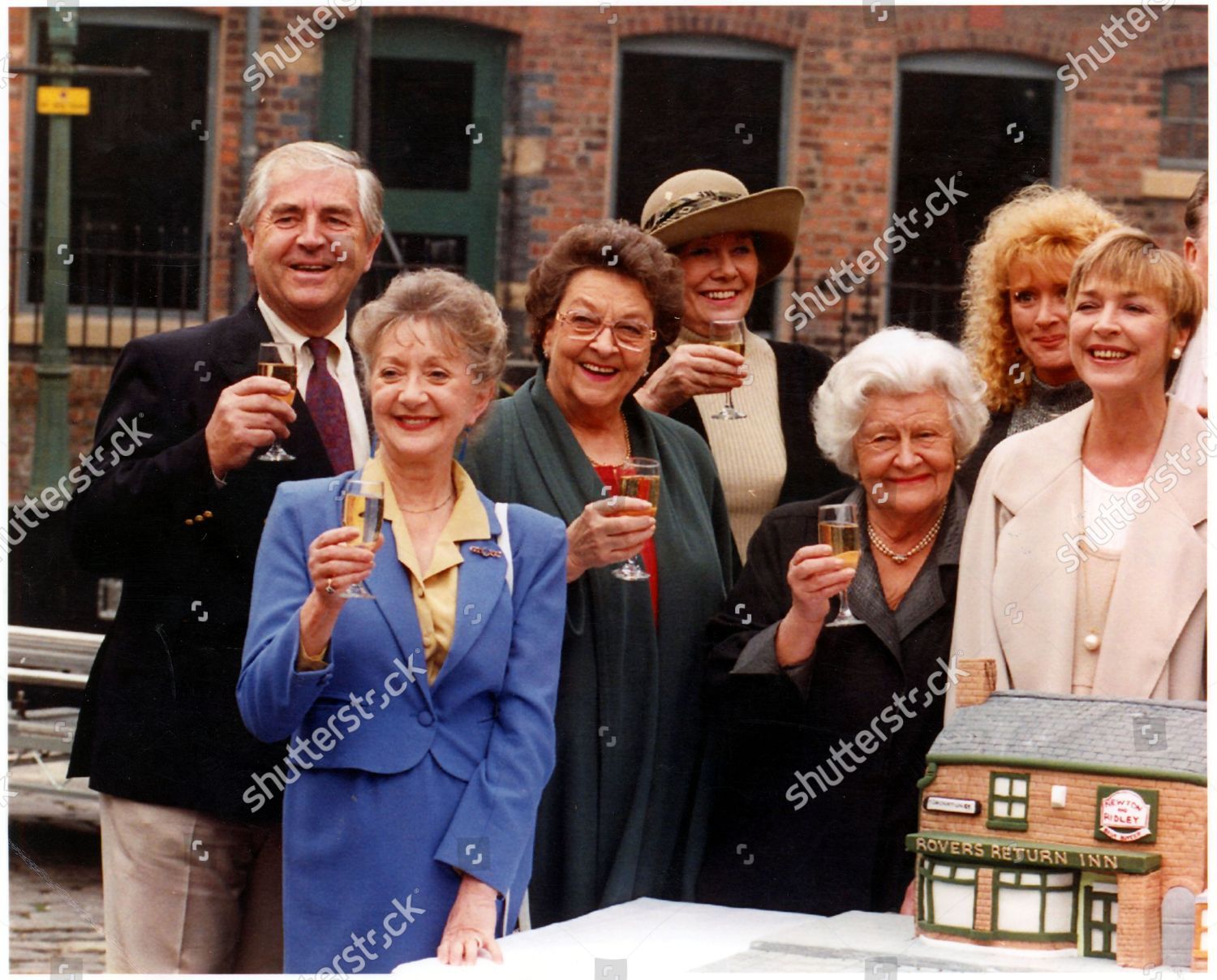Coronation Street Cast Members Celebrate 35th Editorial Stock Photo ...