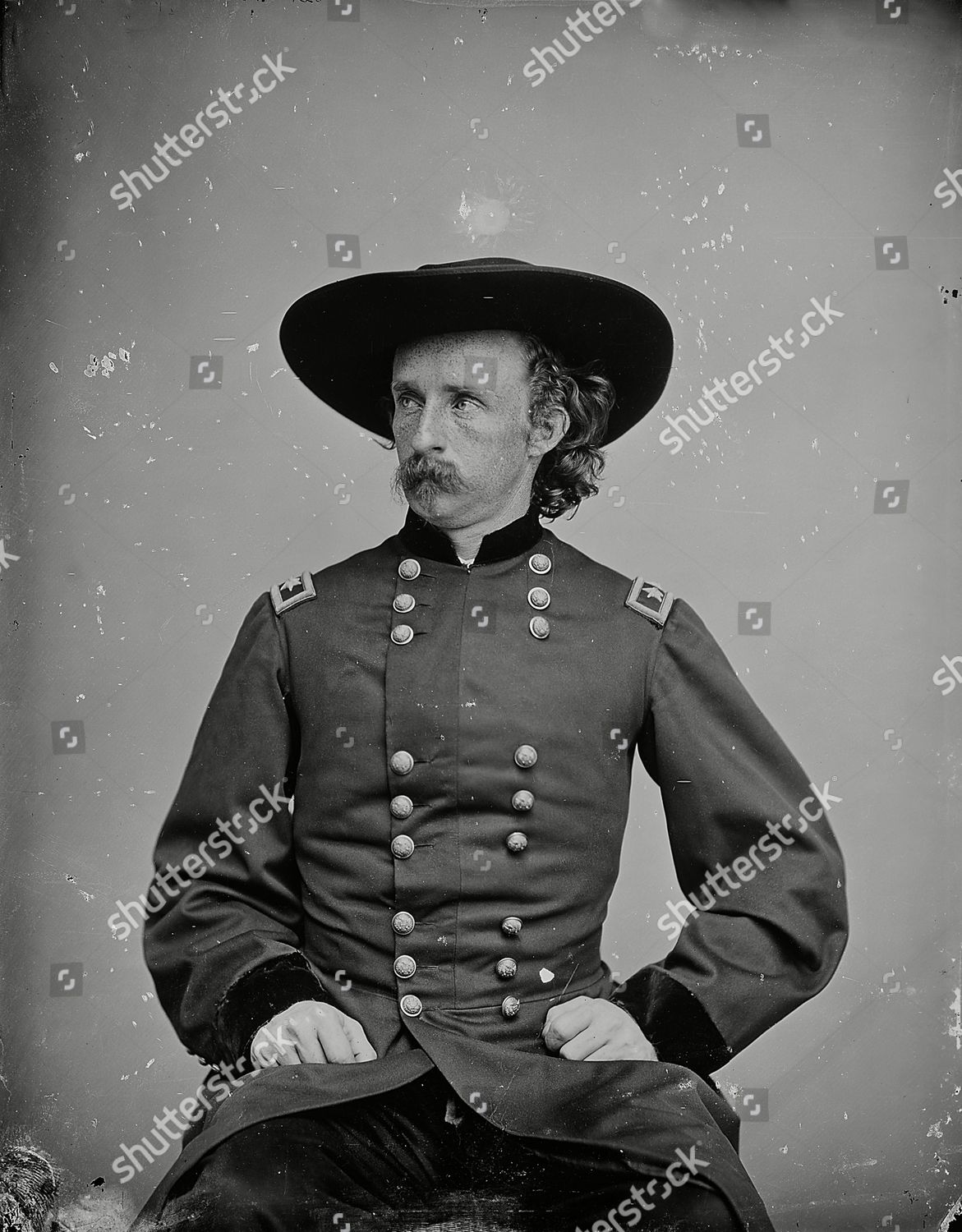 General George Armstrong Custer C 1860s Editorial Stock Photo - Stock ...