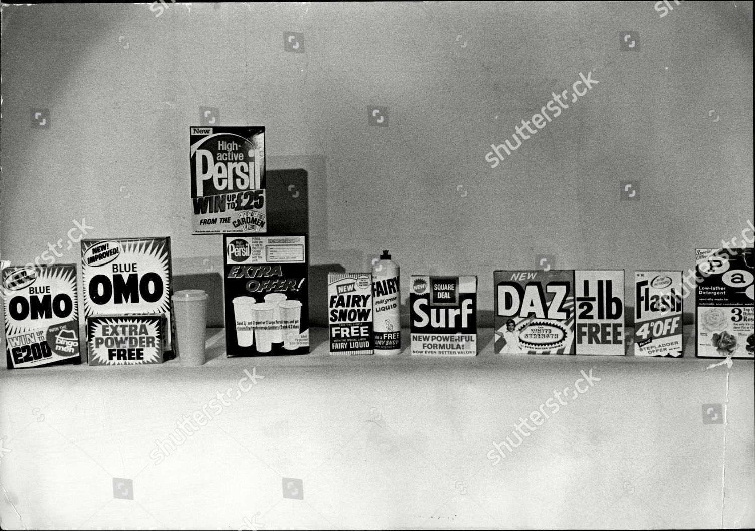 Packaging 1960s Detergents Washing Powder Washing Editorial Stock Photo ...