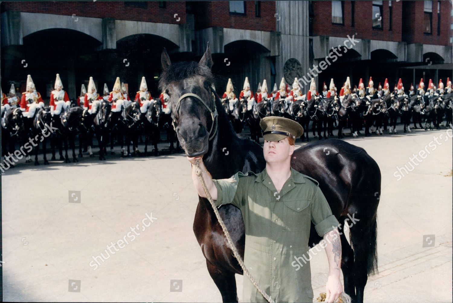 Army Regiments Royal Household Cavalry Blues Editorial Stock Photo ...