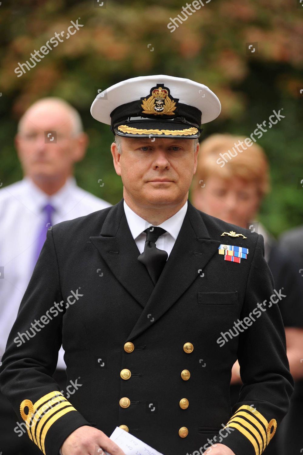Speaking On Behalf Royal Navy Captain Editorial Stock Photo - Stock ...