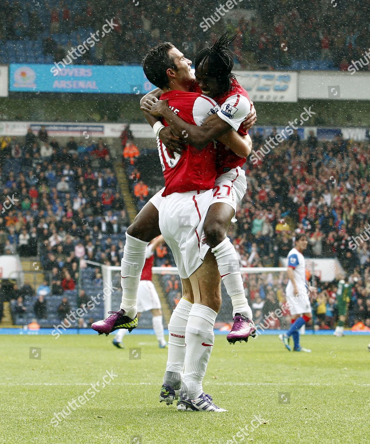Gervinho Arsenal Celebrates Scoring Opening Goal Editorial Stock Photo ...