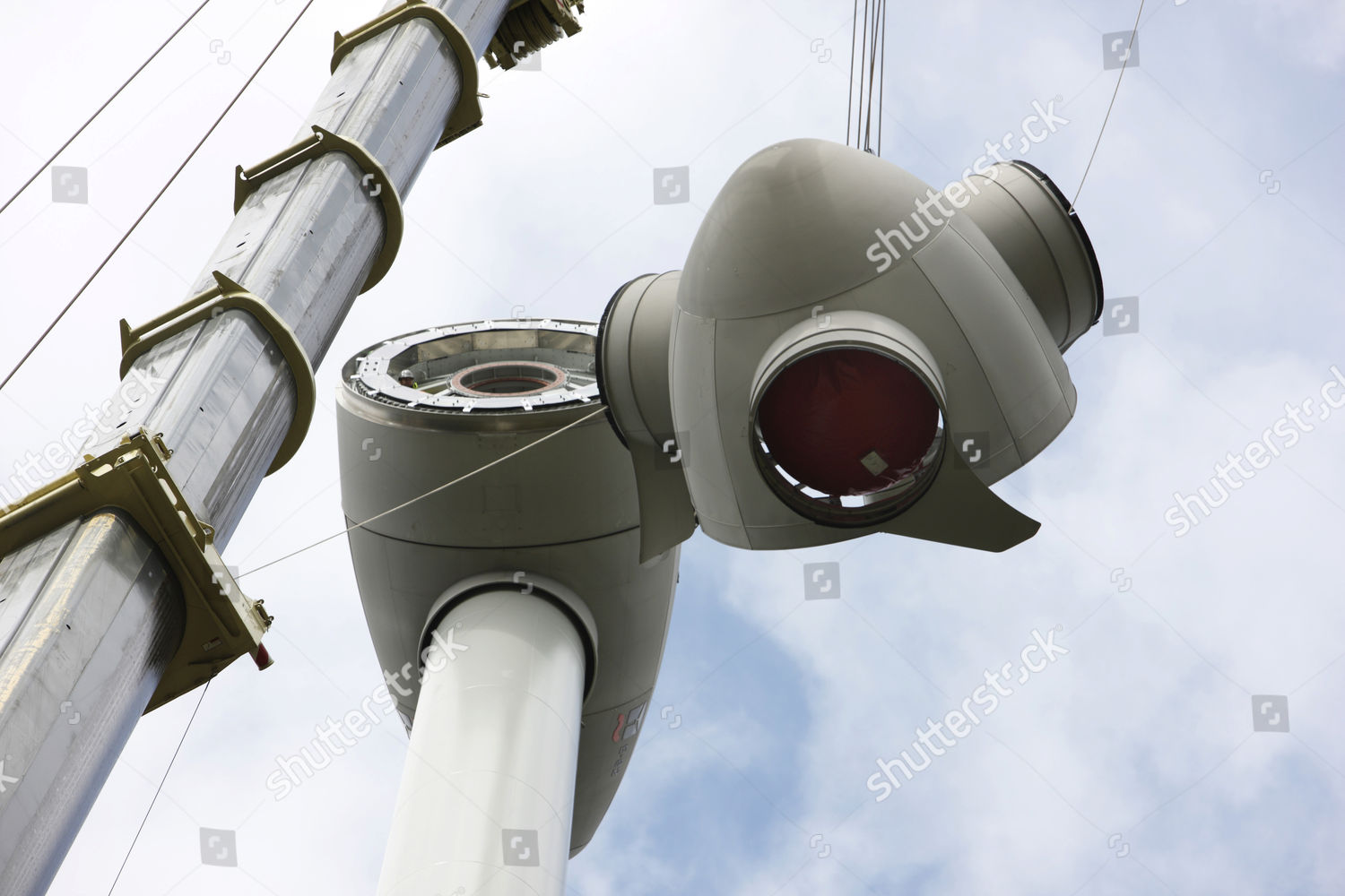 Installation Rotor Head Setup Wind Turbine Editorial Stock Photo ...