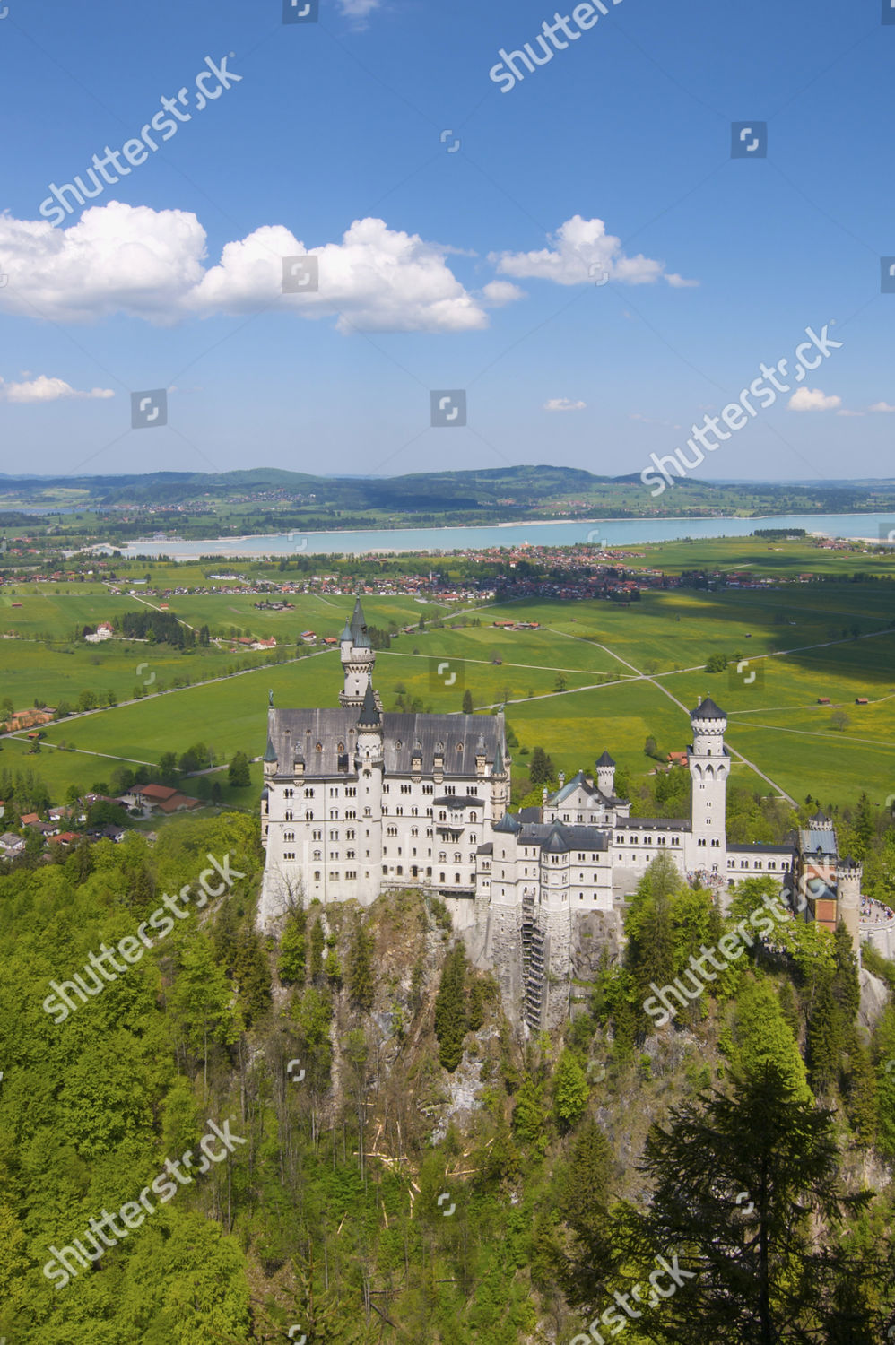 fotos de Schloss Neuschwanstein Castle Lake Forggensee Fuessen - Foto ...