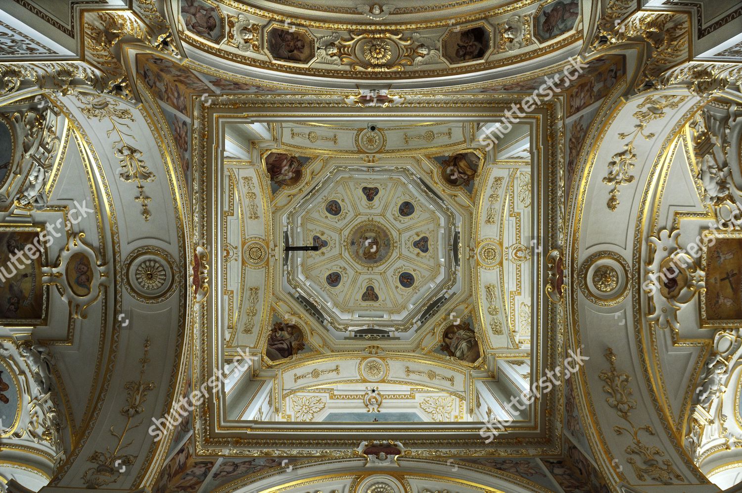View Into Dome Baroque Basilica St Editorial Stock Photo - Stock Image ...