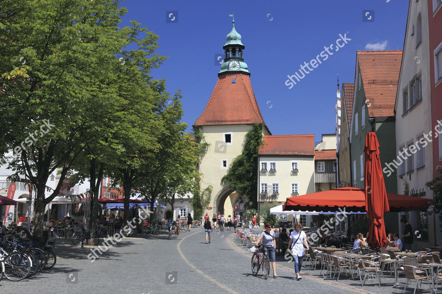 Lower Gate Historic Town Centre Weiden Editorial Stock Photo - Stock ...
