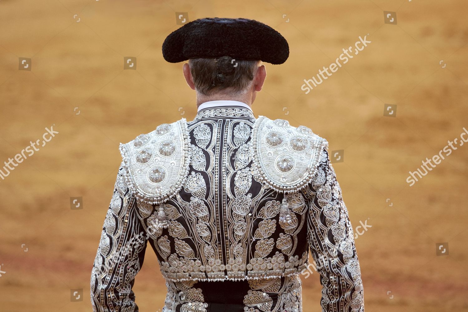 Torero Matador Costume Behind Plaza De Editorial Stock Photo - Stock ...