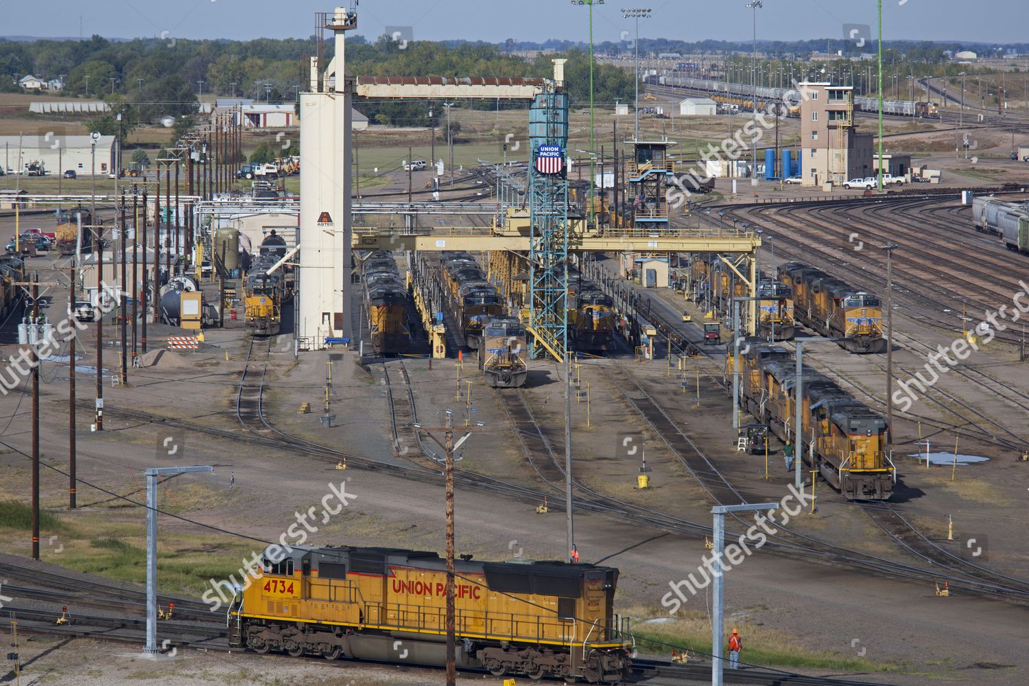 Sand Tower Loading Locomotives Tanks Sand Editorial Stock Photo - Stock ...