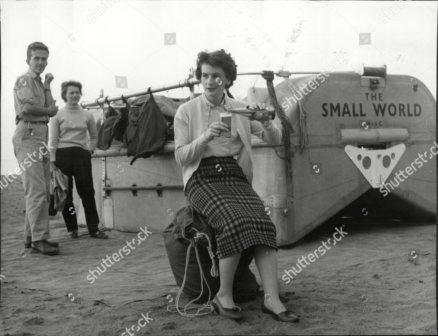 Small World Balloon Atlantic Expedition Mrs Editorial Stock Photo ...