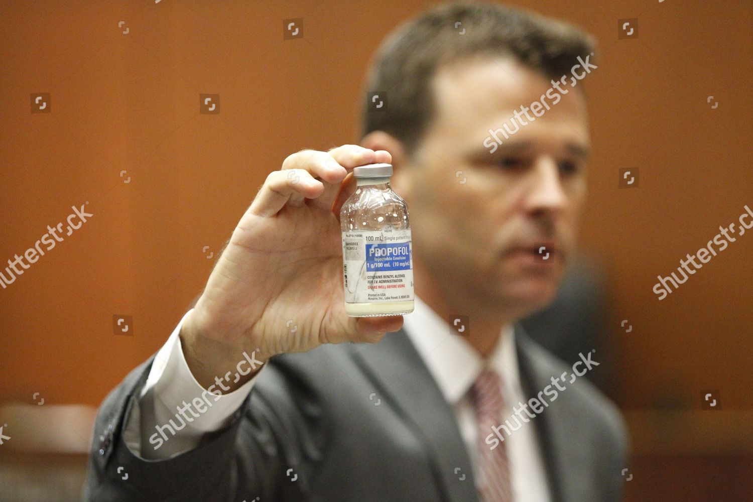 Deputy District Attorney David Walgren Holds Editorial Stock Photo ...