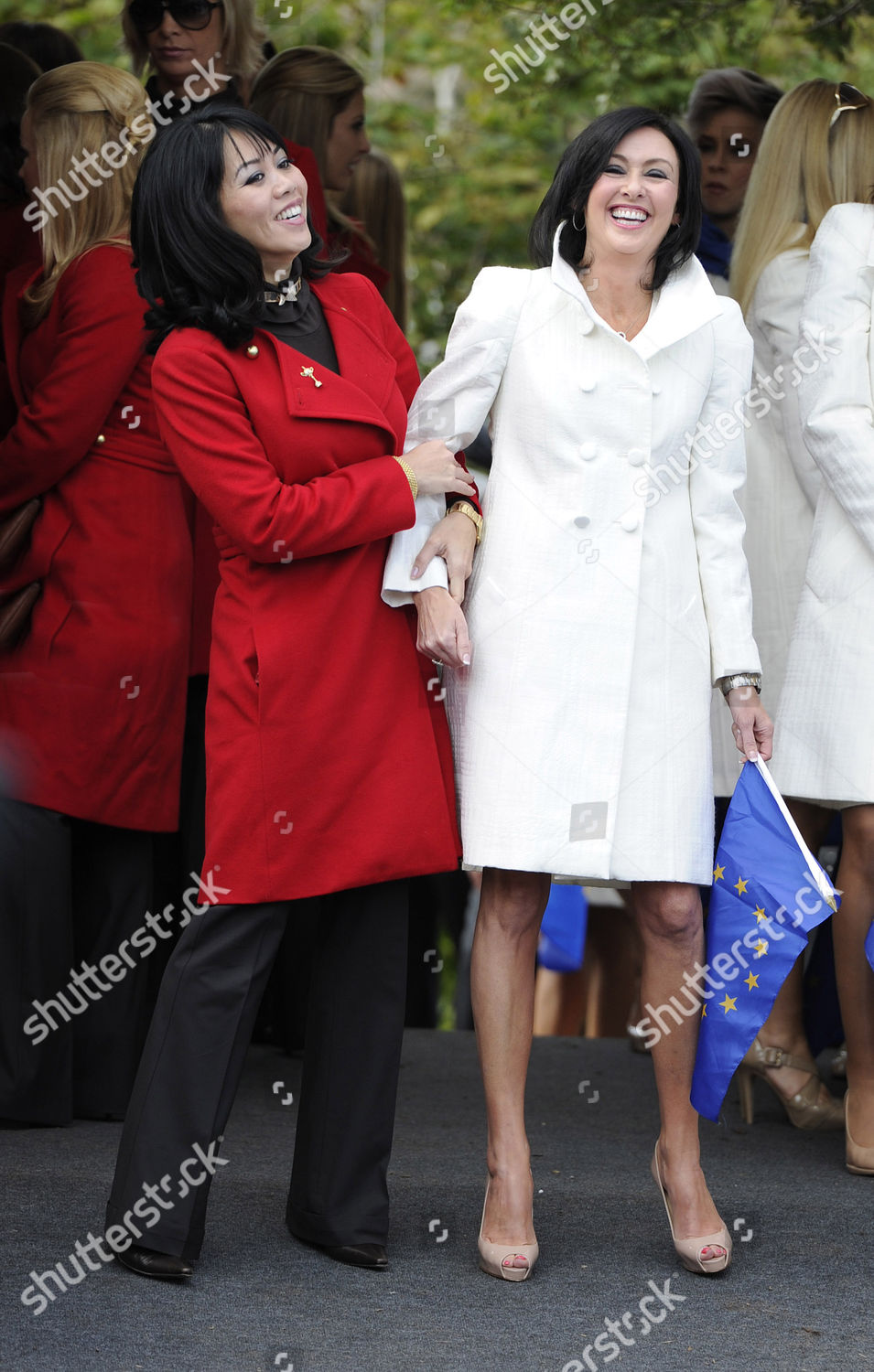 Mrs Lisa Pavin Mrs Gaynor Montgomerie Editorial Stock Photo - Stock ...