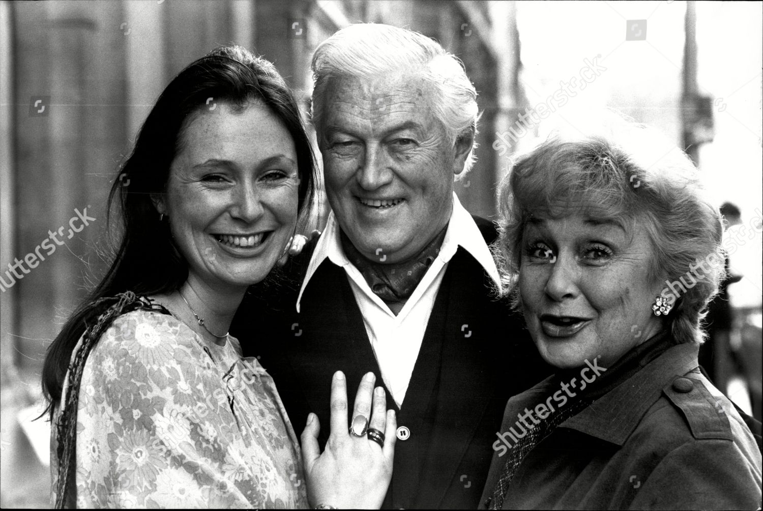 John Mccallum Wife Googie Withers Daughter Editorial Stock Photo ...