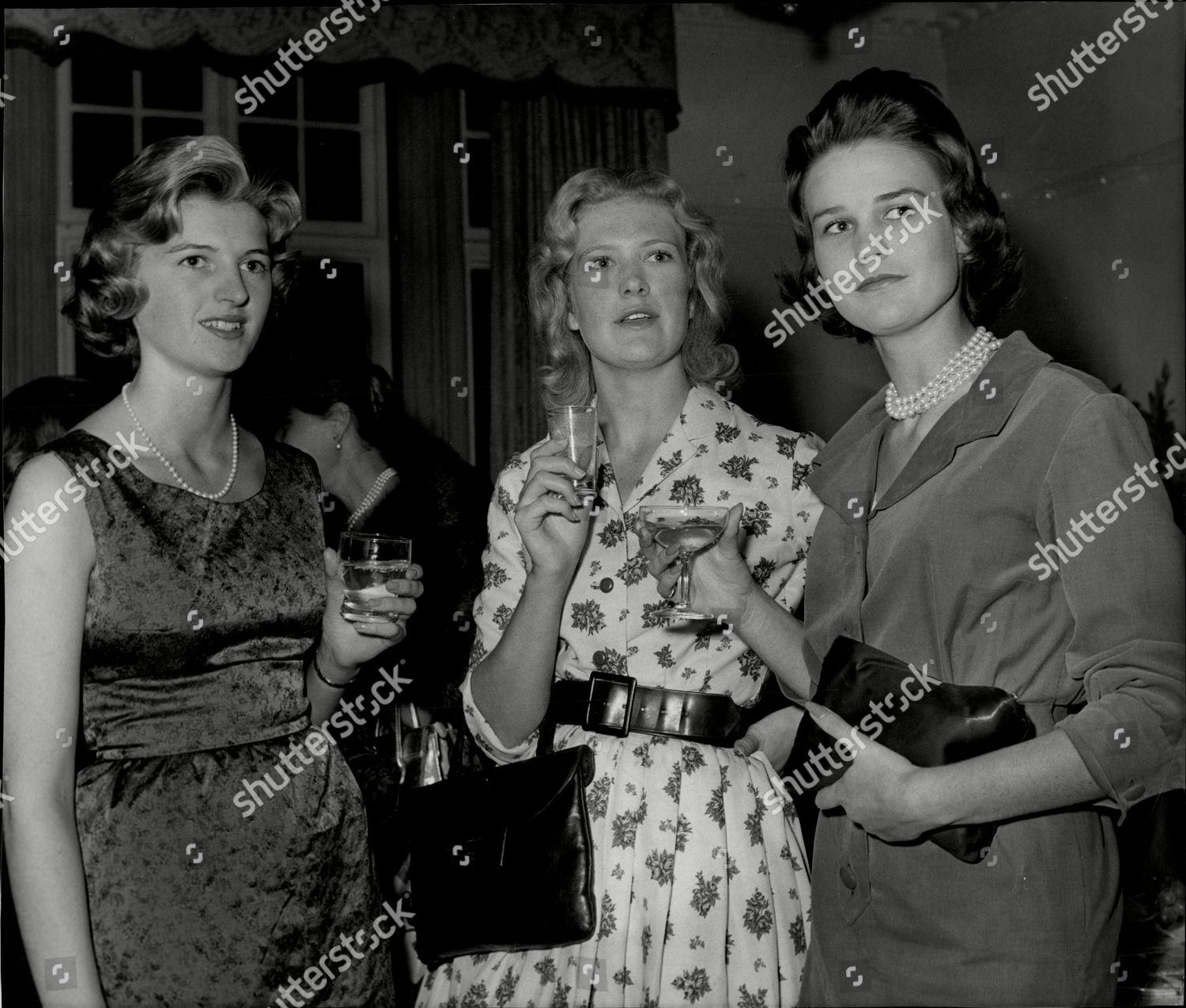 Miss Davina Barclay Miss Allegra Kenttaylor Editorial Stock Photo ...