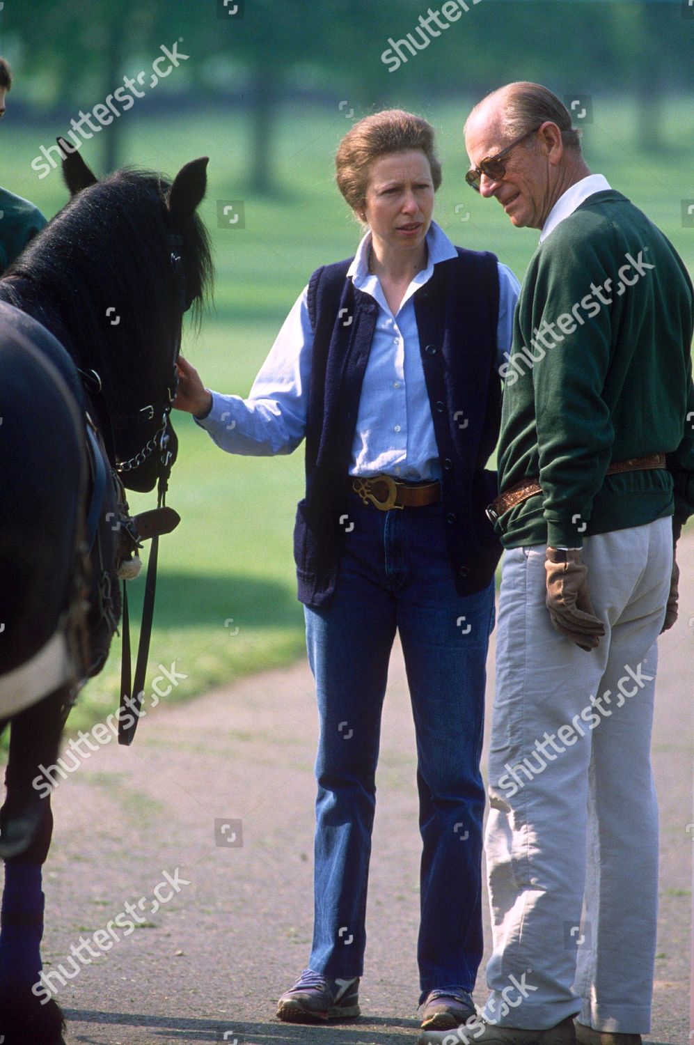 Princess Anne Her Father Prince Philip Editorial Stock Photo - Stock ...