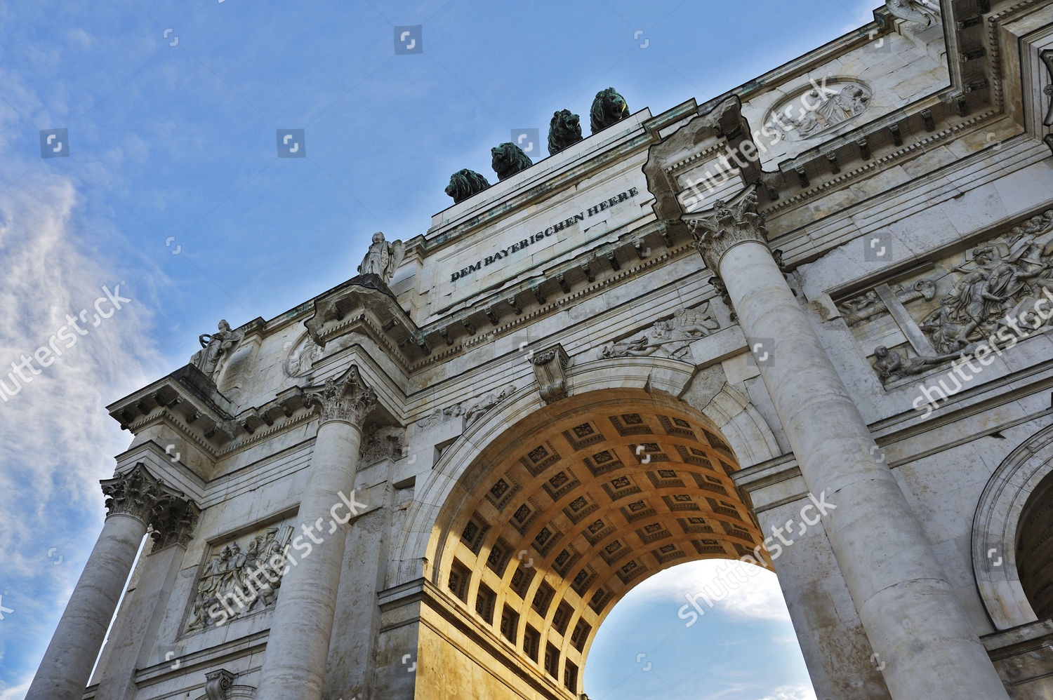 Victory Gate Corinthian Columns North Side Editorial Stock Photo ...