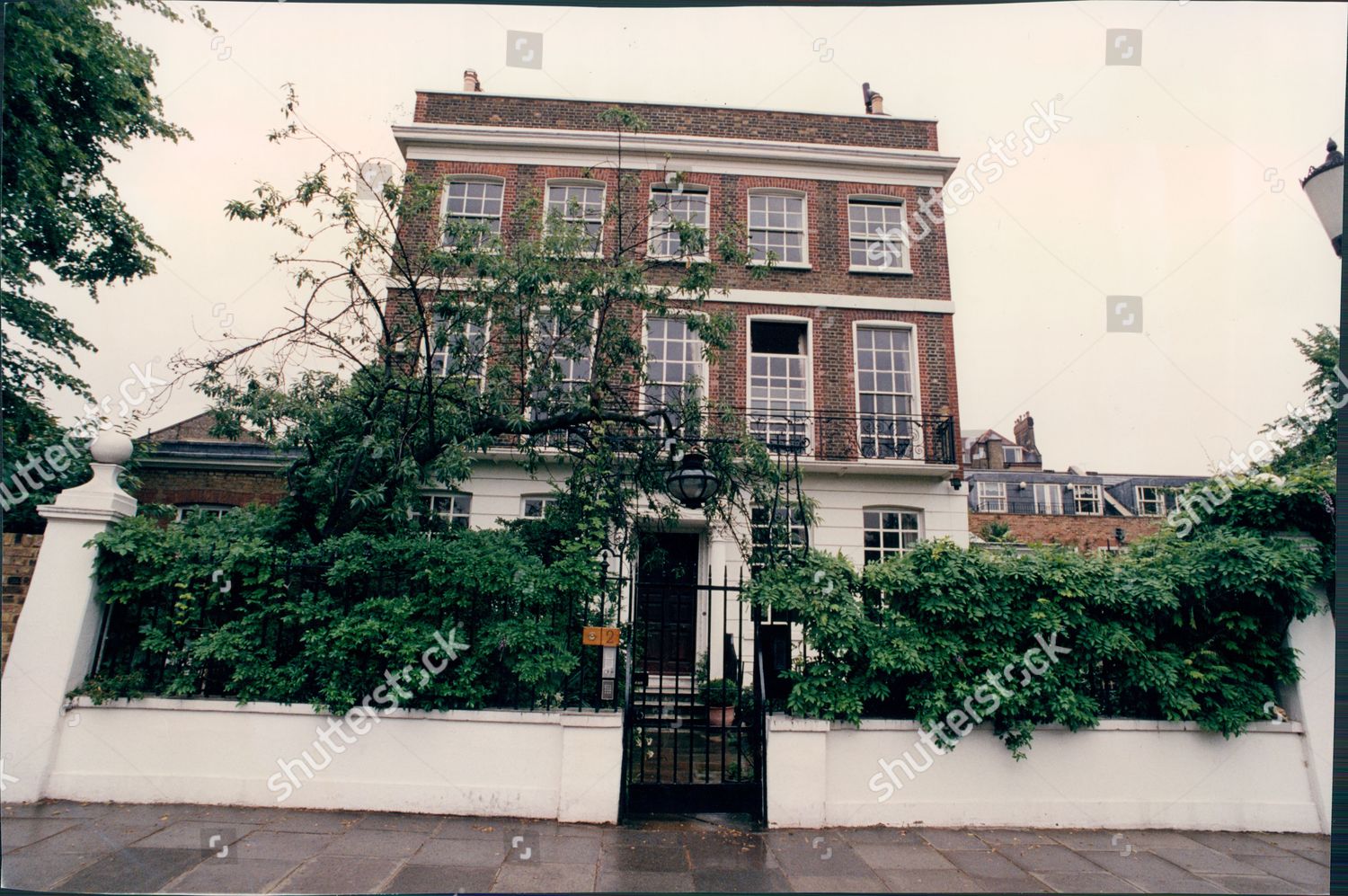 No2 Swan Walk Chelsea London Home Editorial Stock Photo - Stock Image ...