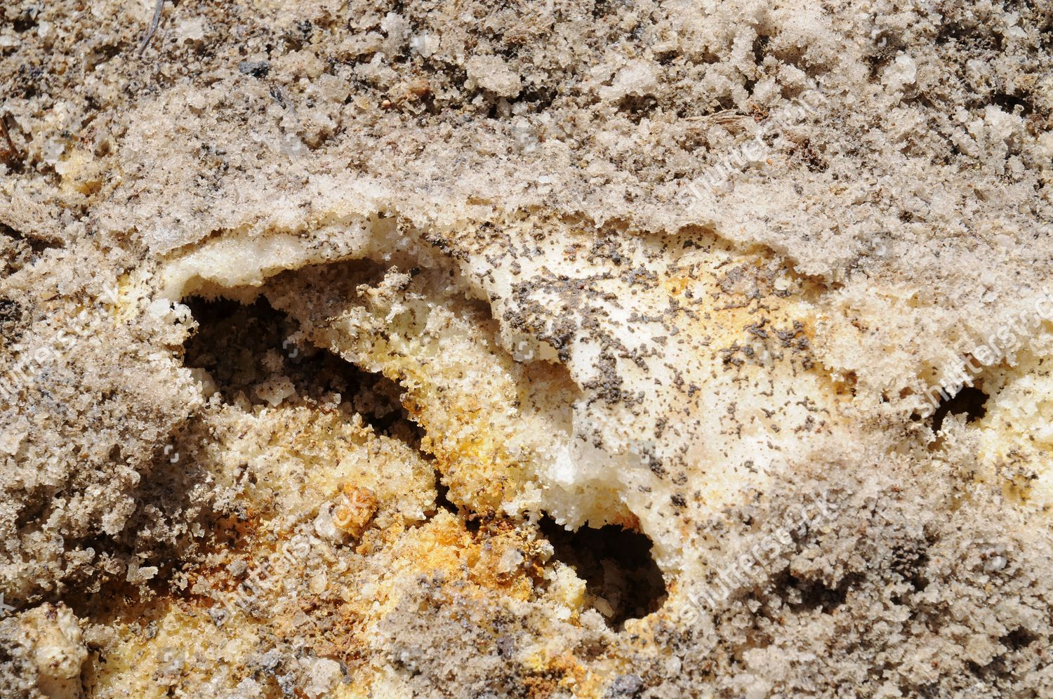 Salpeter Rock Raw Materials Saltpeter Works Editorial Stock Photo ...