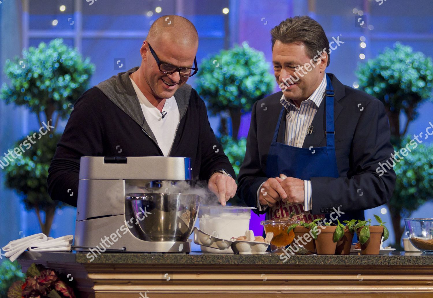 Heston Blumenthal Alan Titchmarsh Editorial Stock Photo - Stock Image ...