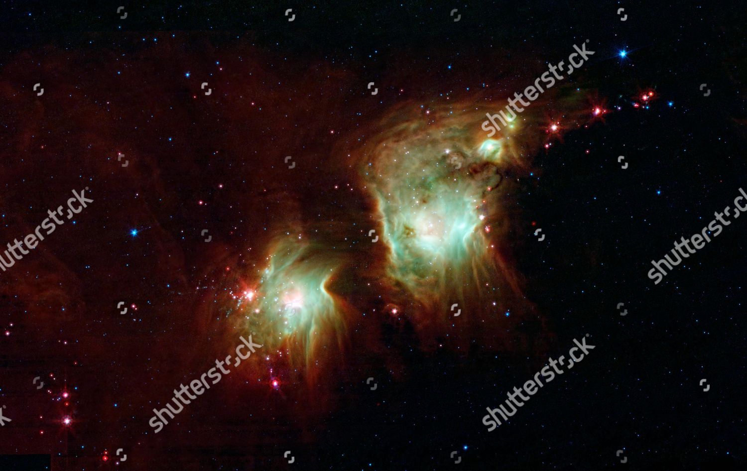 Messier 78 Nebula Threecolour Composite That Editorial Stock Photo ...