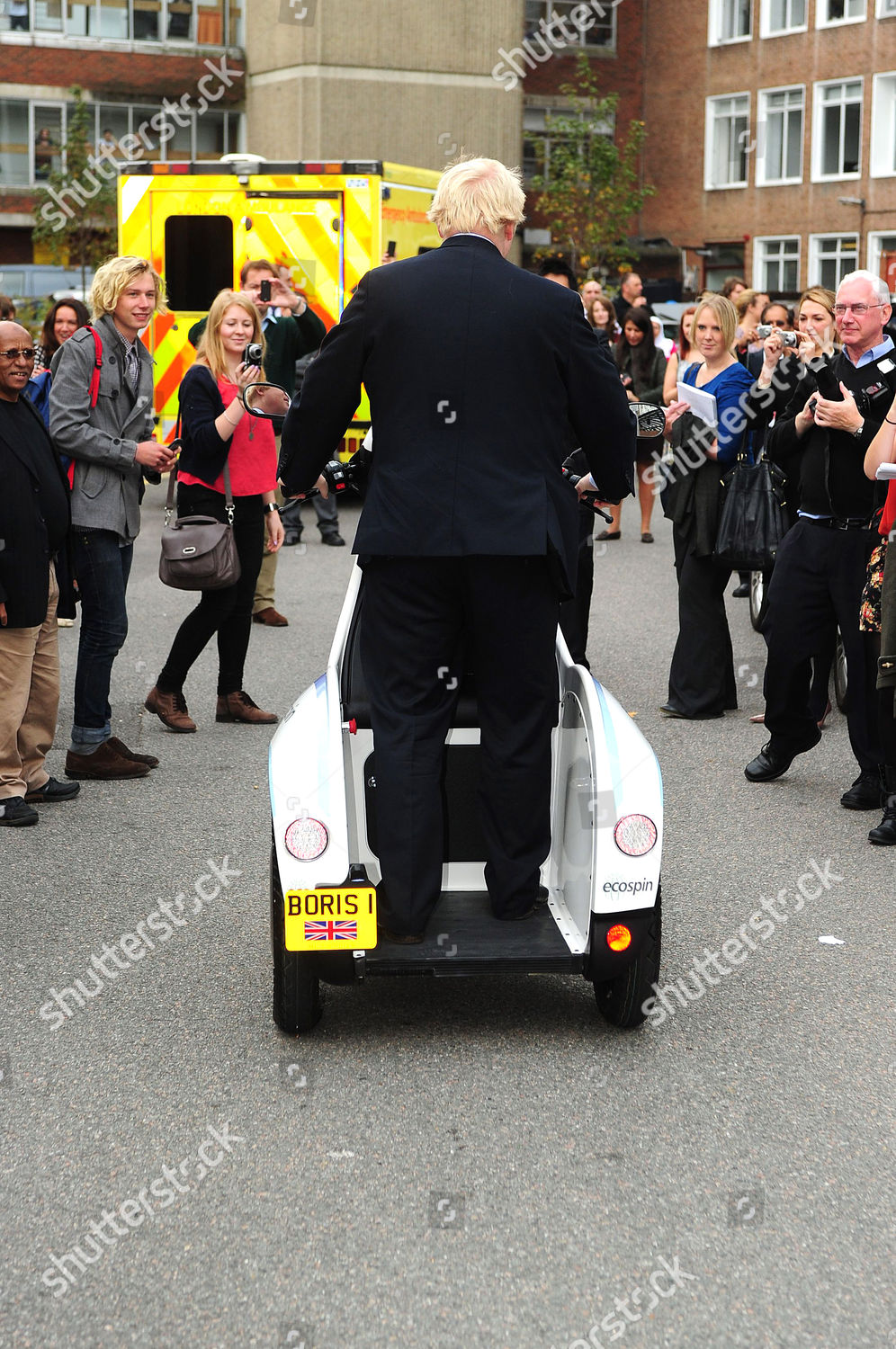 Boris Johnson Riding Ecospin Raptor Electric Editorial Stock Photo ...