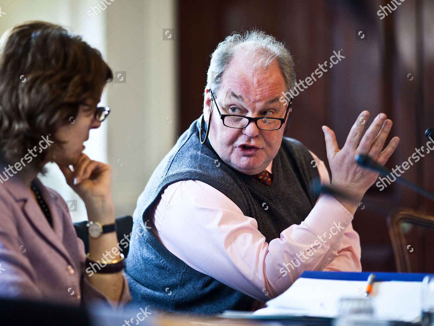 Economist Vicky Pryce Roger Liddle British Editorial Stock Photo ...