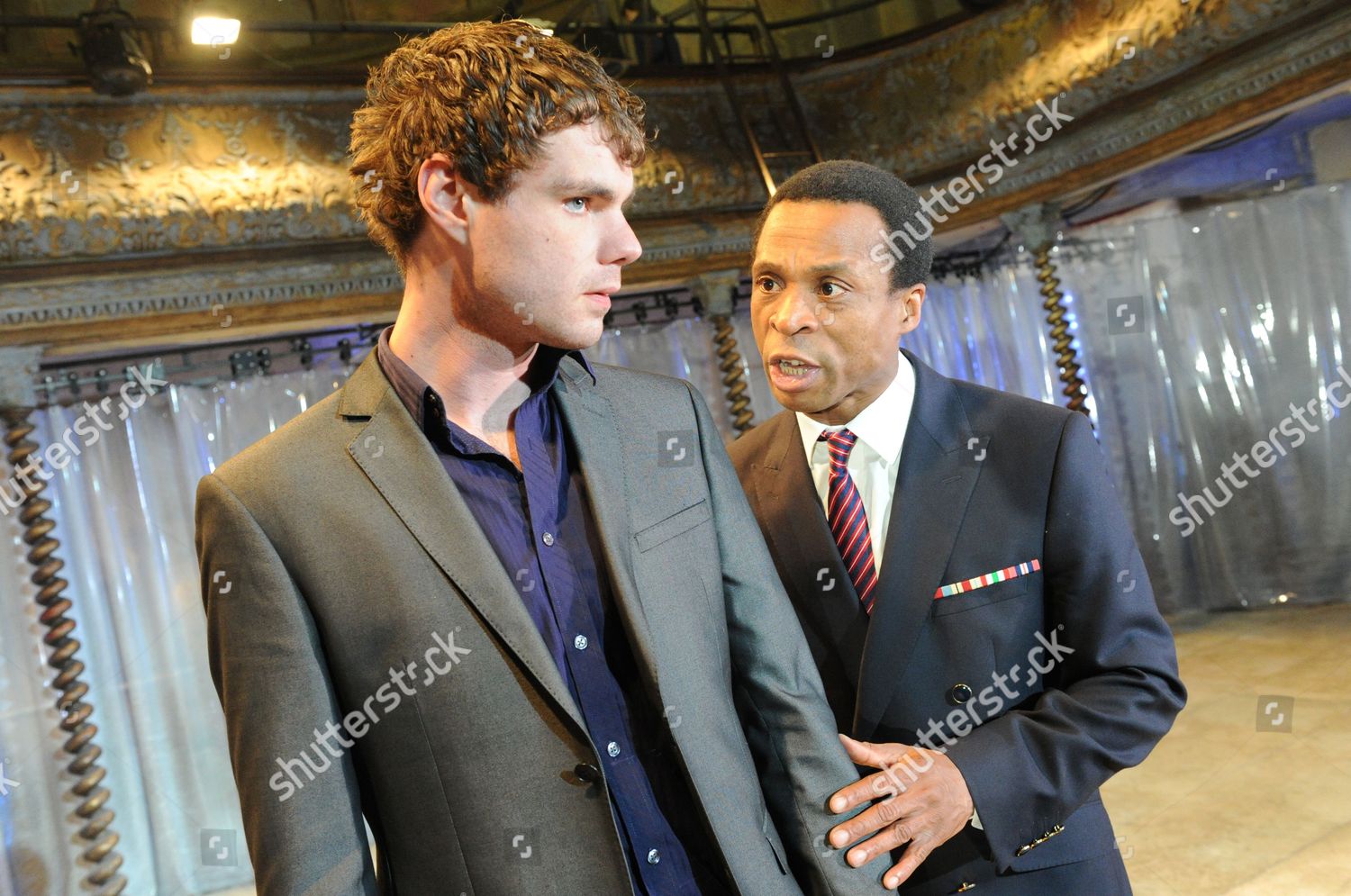 Matthew Needham Nero Jude Akuwudike Burrhus Editorial Stock Photo ...