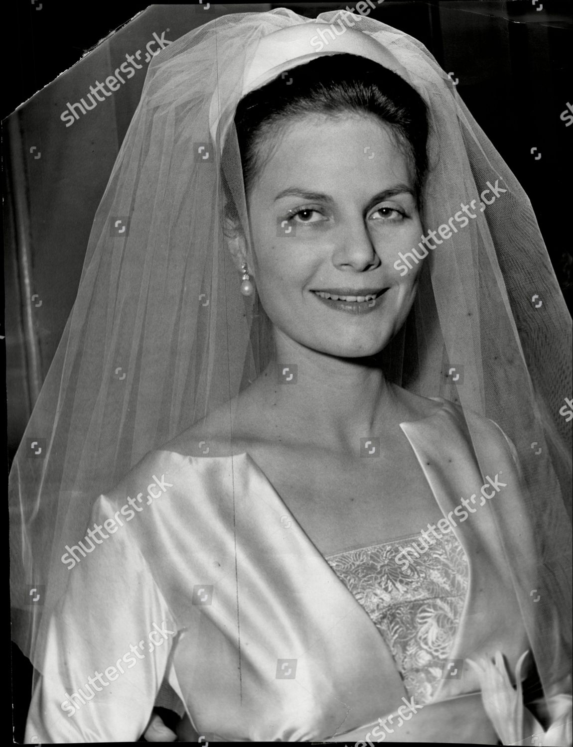Anne Gage Her Wedding Robin Baring Editorial Stock Photo - Stock Image ...