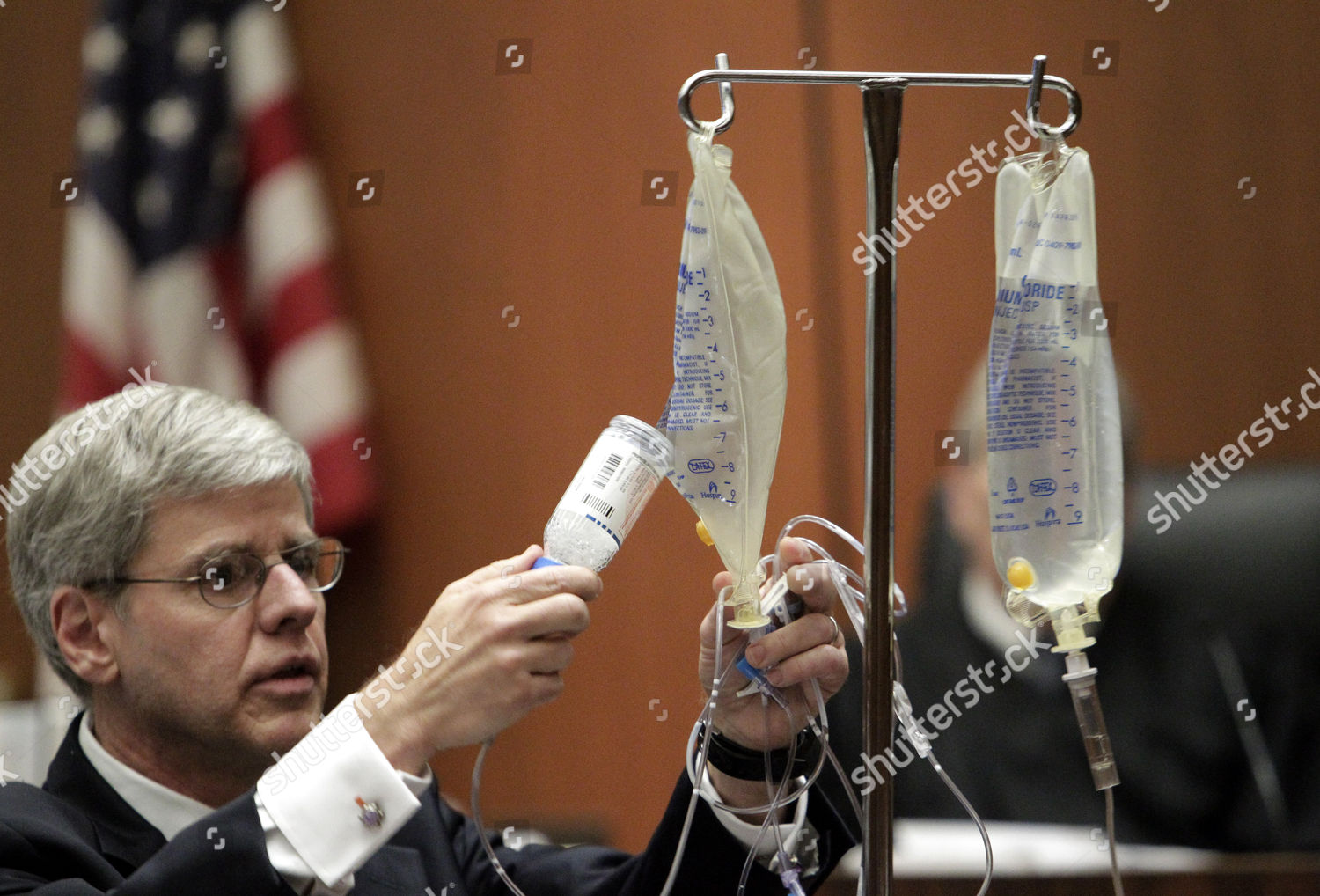 Dr Steven Shafer Bottle Propofol Bag Editorial Stock Photo - Stock ...
