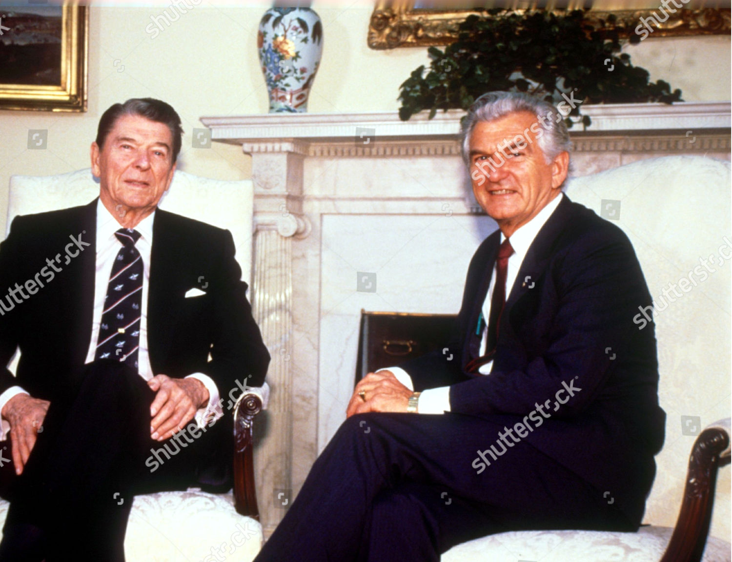 Ronald Reagan Bob Hawke Editorial Stock Photo - Stock Image | Shutterstock