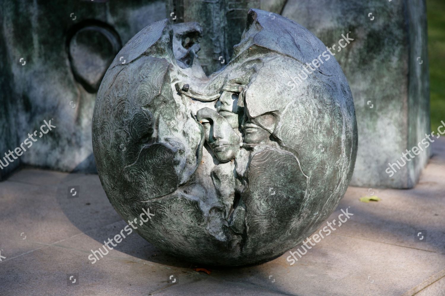 Sculpture By Jens Flemming Sorensen Abbey Editorial Stock Photo - Stock ...