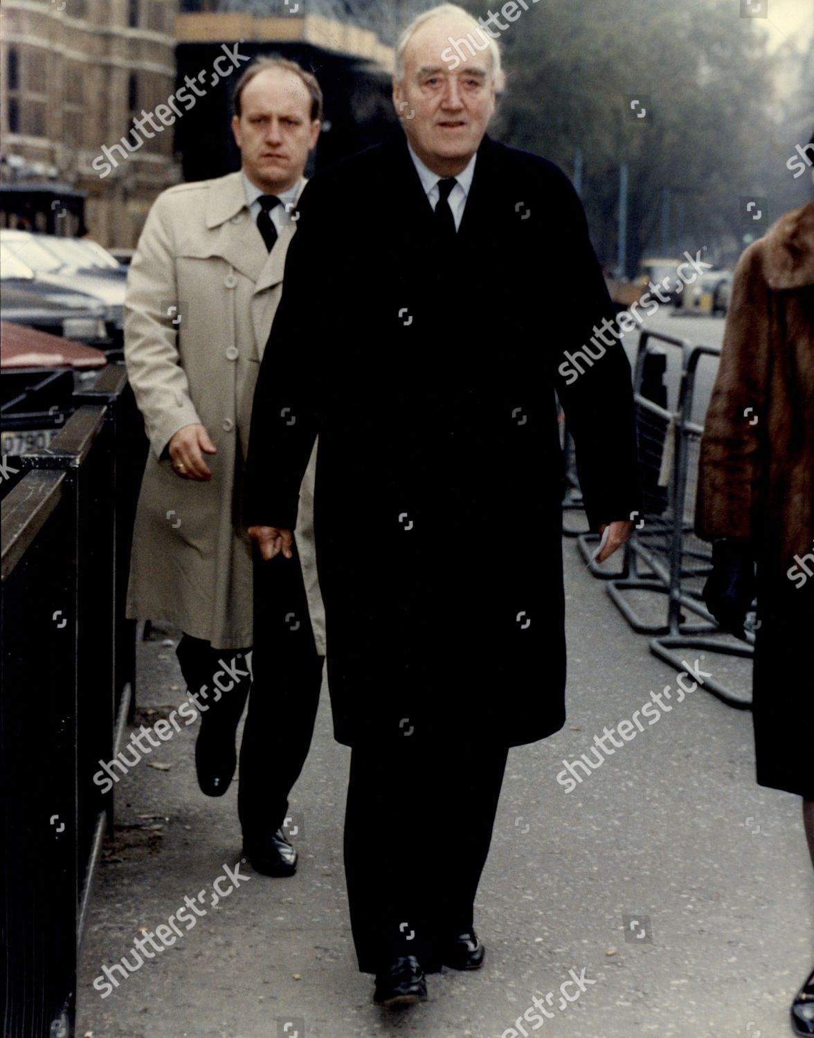 Lord William Whitelaw Dead 799 Arrives Editorial Stock Photo - Stock ...
