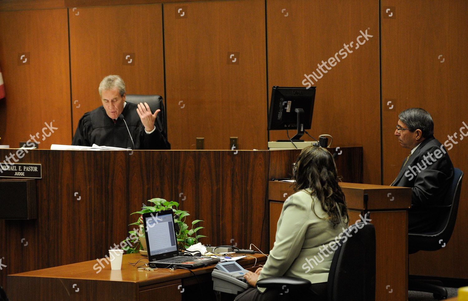 Judge Michael Pastor Dr Paul White Editorial Stock Photo - Stock Image ...