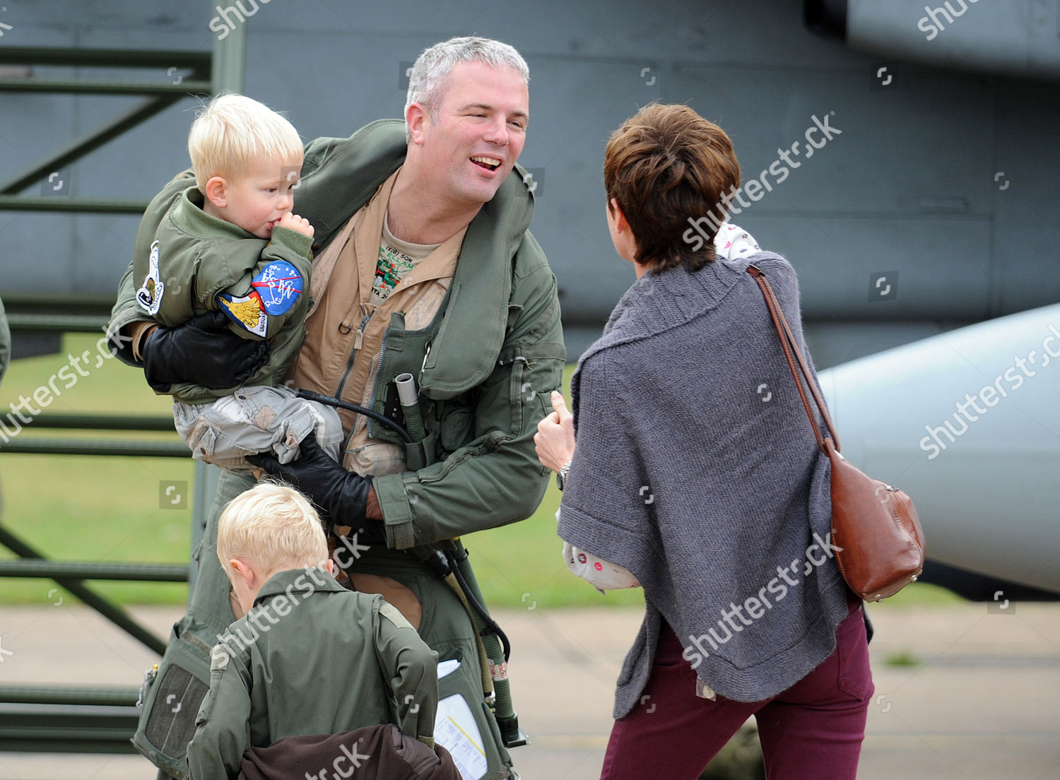 Wing Commander Andy Turk Reunited His Editorial Stock Photo - Stock ...