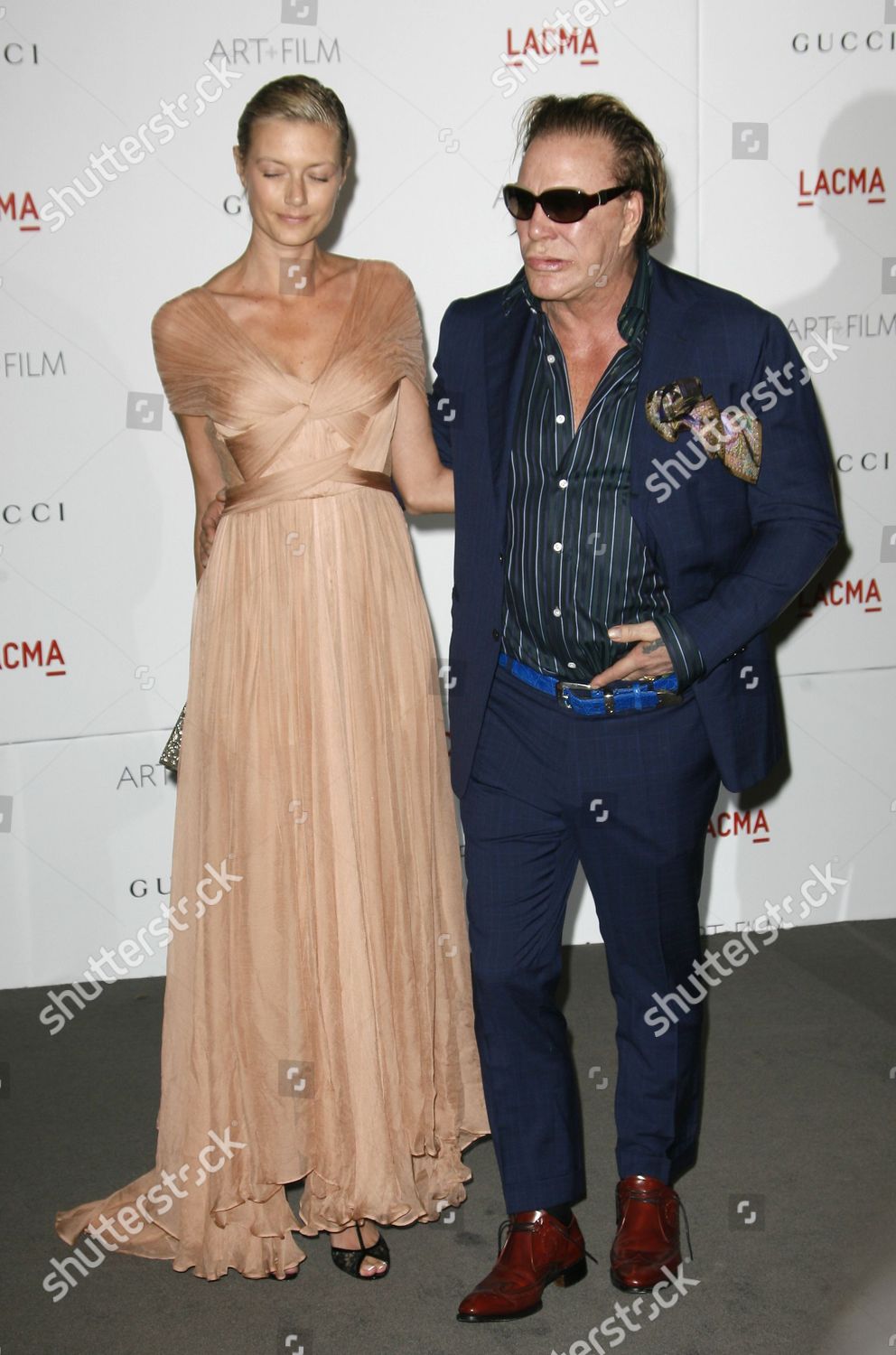 Anastassia Makarenko Mickey Rourke Editorial Stock Photo - Stock Image ...