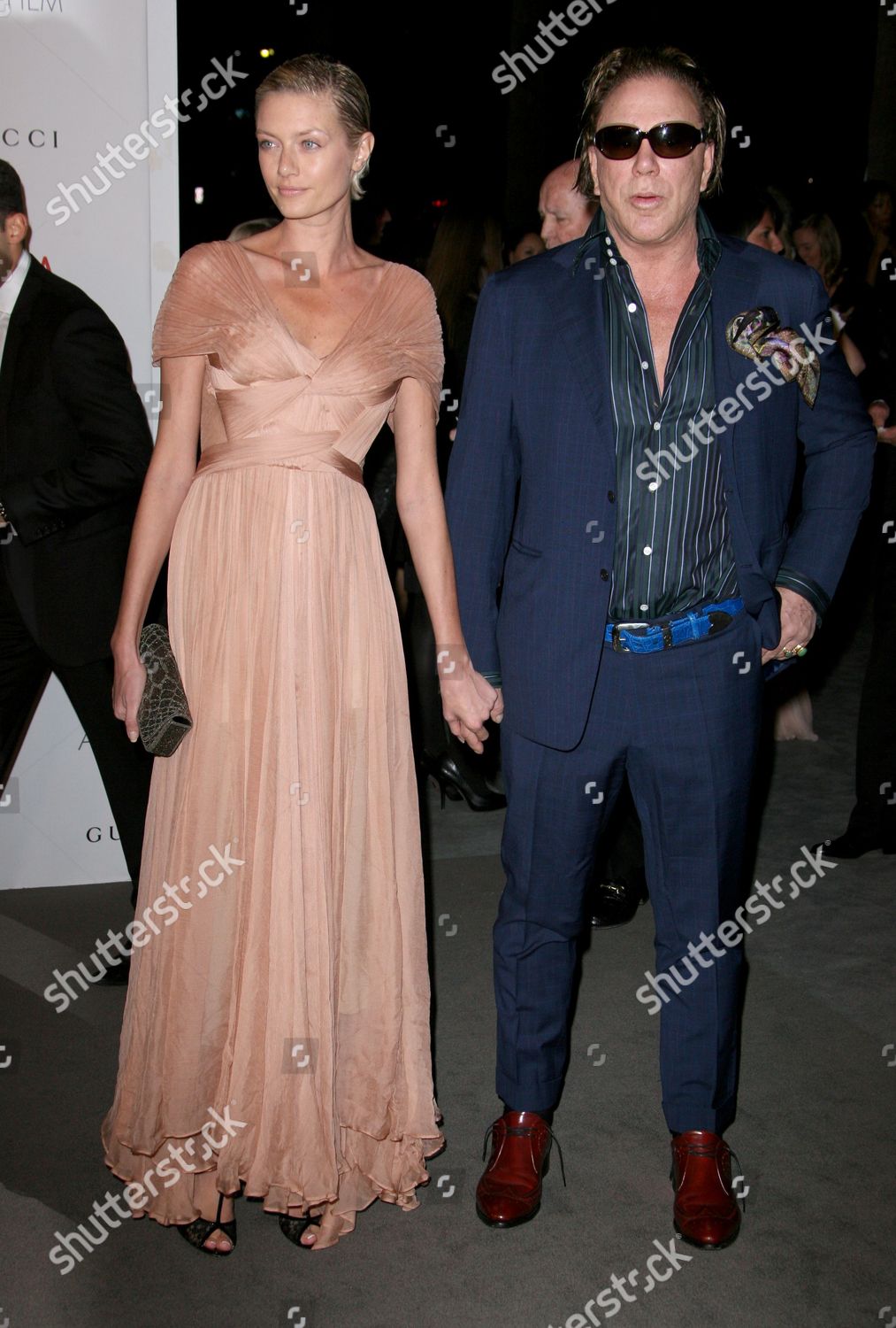 Mickey Rourke Girlfriend Anastassija Makarenko Editorial Stock Photo ...