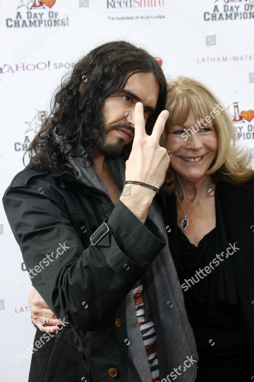 Russell Brand Mother Barbara Elizabeth Brand Editorial Stock Photo ...